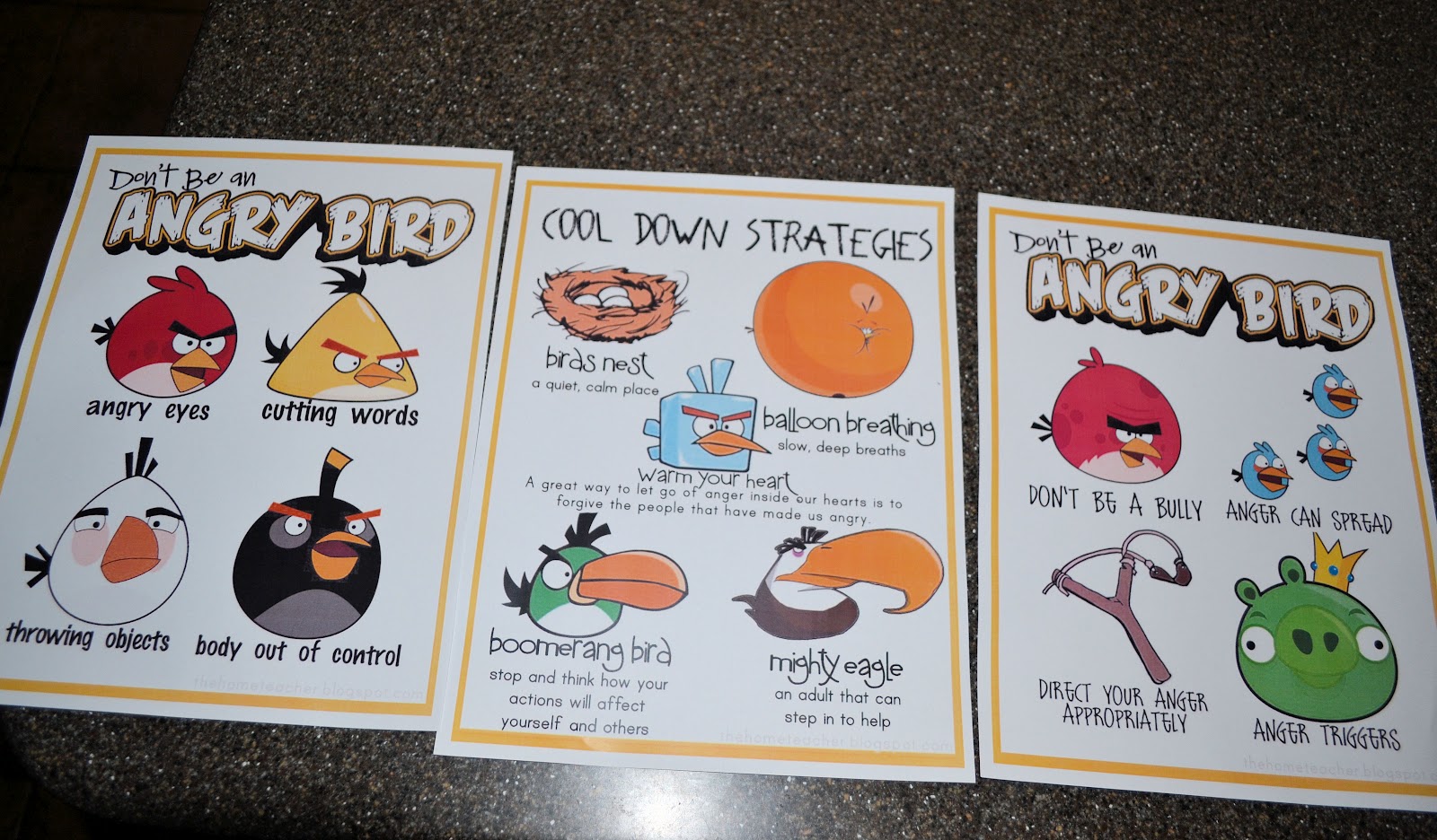 The Harding Family: Angry Bird's FHE