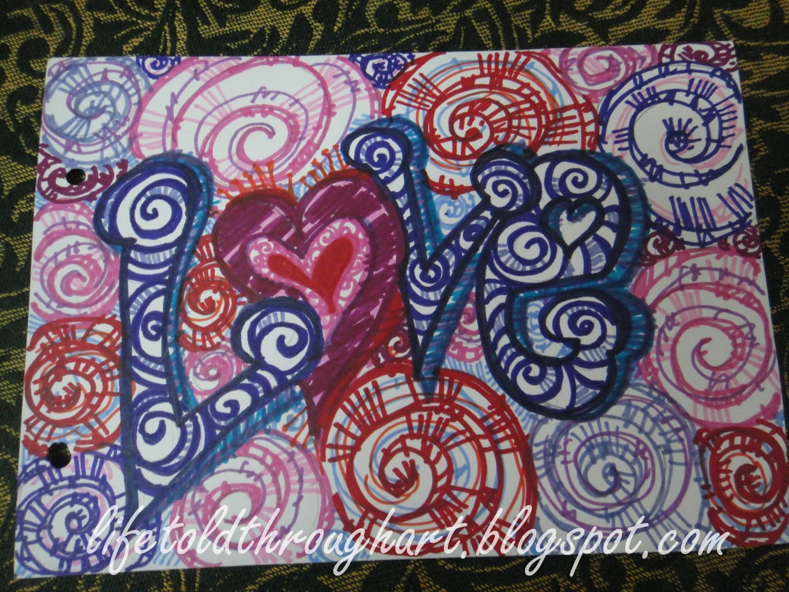 Life Told Through Art...: Groupon Love Doodle Contest