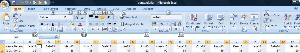 Mengenal Tombol Keyboard Shortcuts pada Microsoft Excel - Teknologi ...