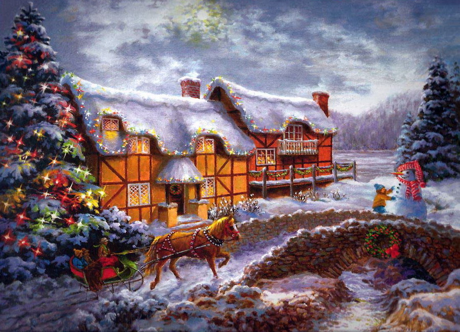 CHRISTMAS PAINTING ! amazing