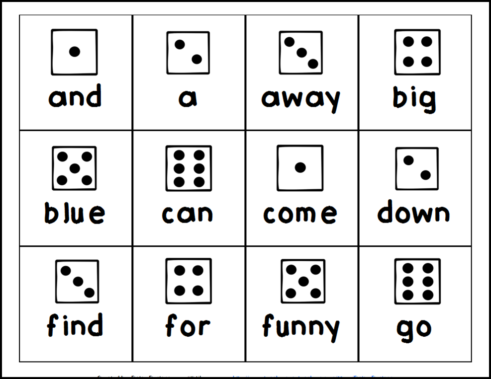 Daisy Designs: Dice Games for Math and Literacy Centers and a FREEBIE!