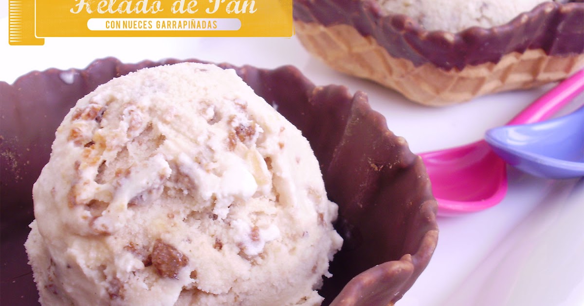 HELADO DE PAN CON NUECES - La cocina de Mesilda