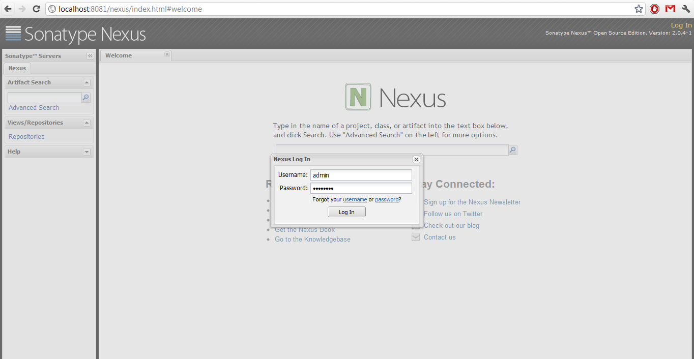 OBSCURED CLARITY: Install Sonatype Nexus as Windows Service