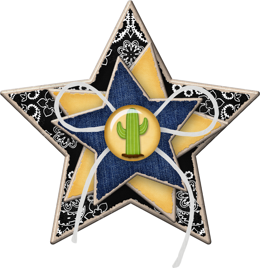 Country Star Clipart