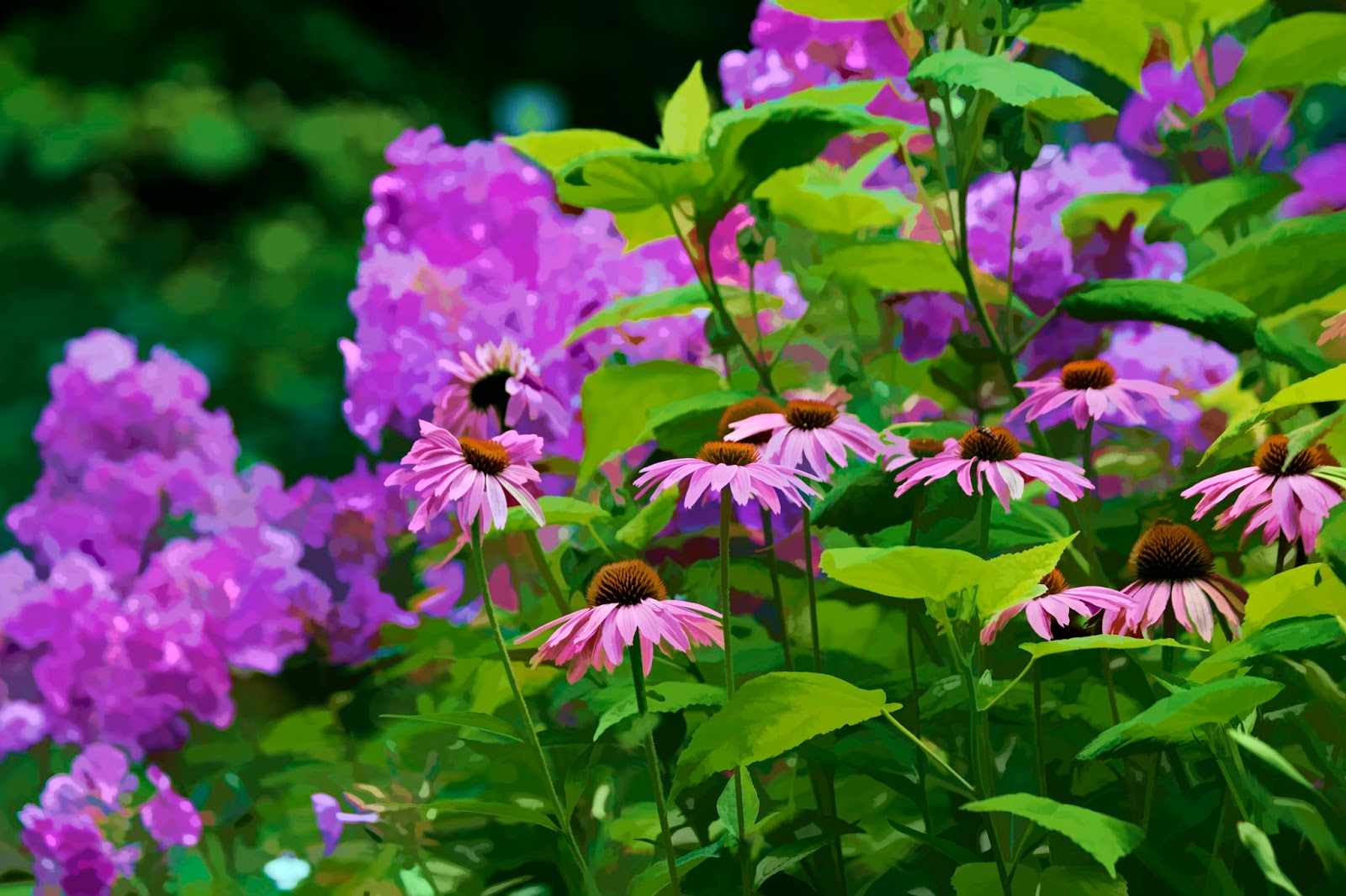 Room Without Walls: Flower Painting with the Computer