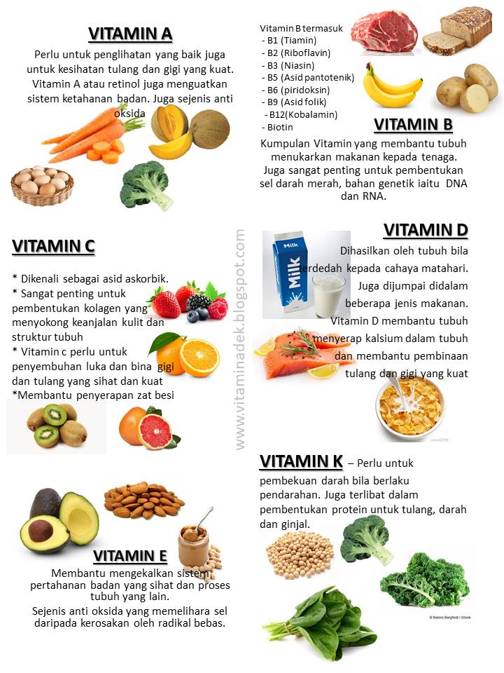 JURNAL KESIHATAN UNTUK IBADAH: VITAMIN DAN FUNGSINYA