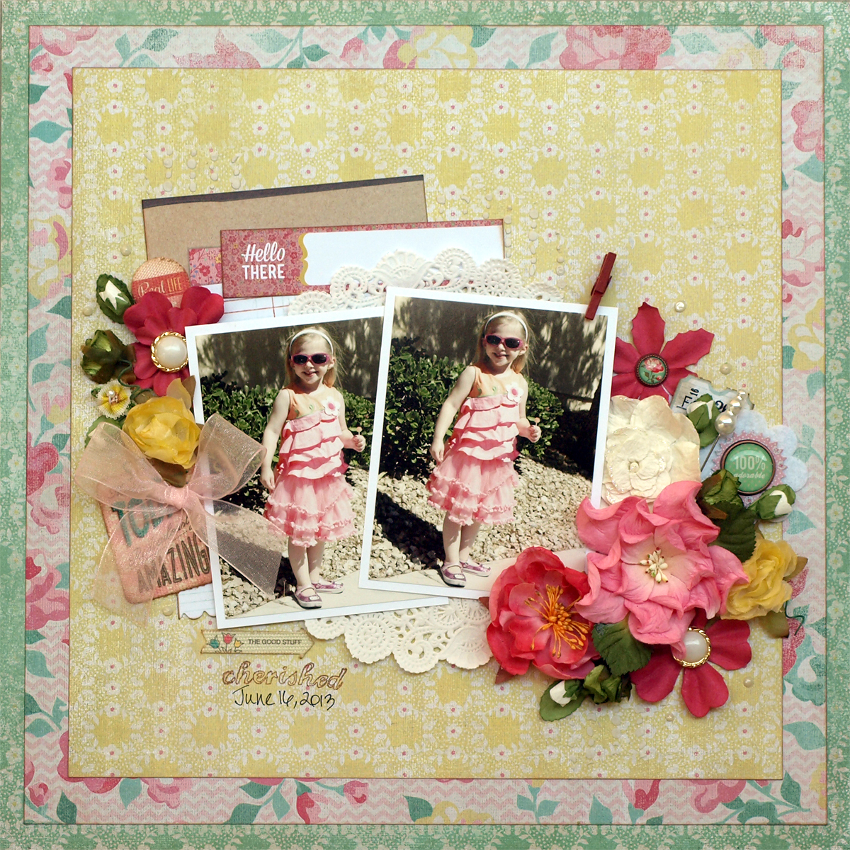 A Stash of Pretty Paper: My Creative Scrapbook July Album Kit ...