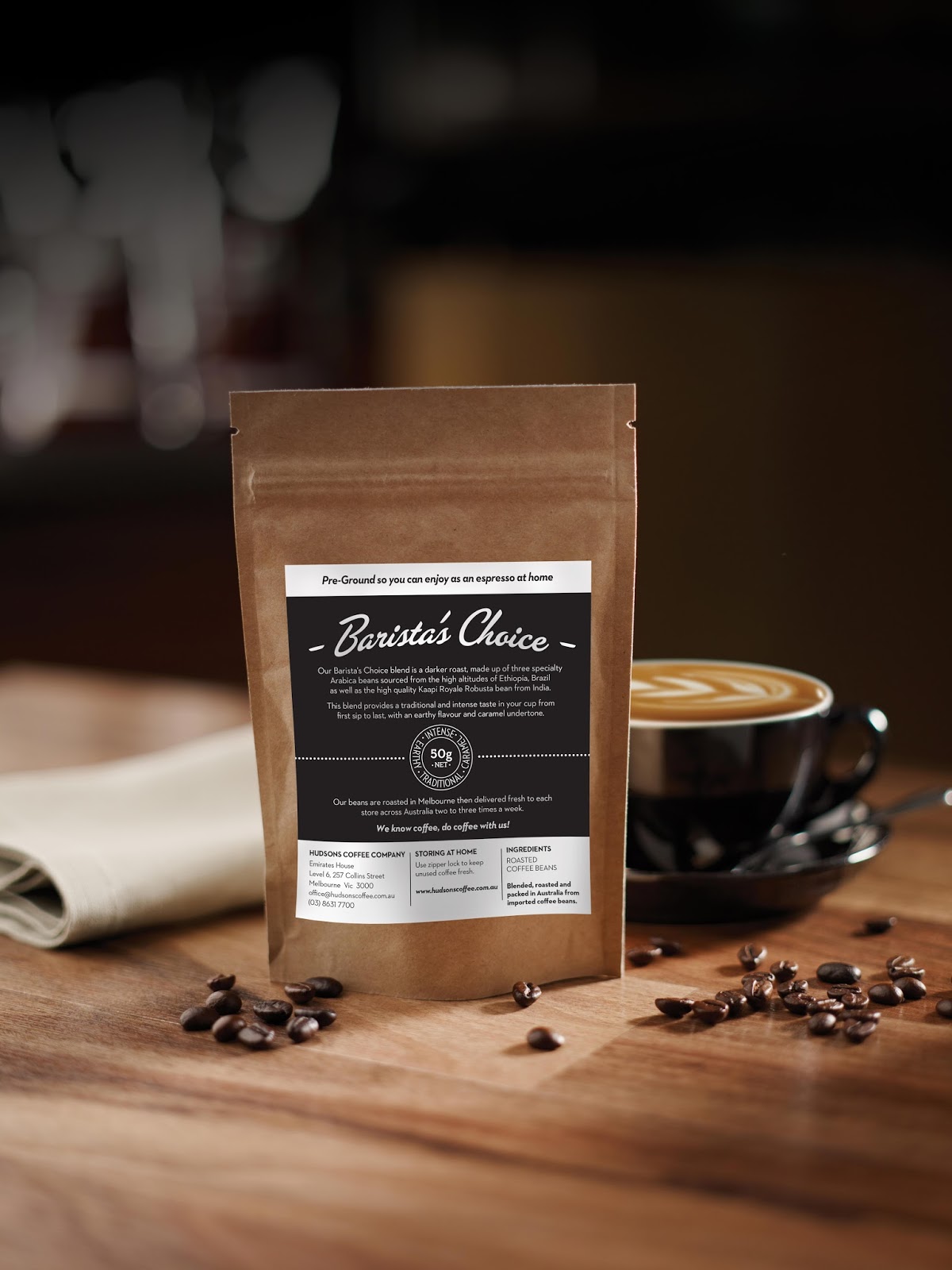 Win with Hudsons Coffee's New Barista's Choice Blend