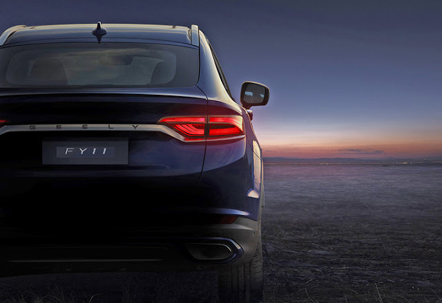 Diario Automotor: Geely presenta el SUV coupé FY11 con igual plataforma que el Volvo XC40