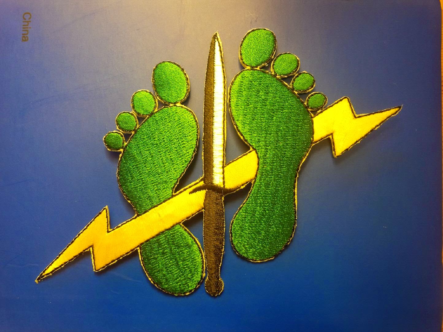 THE USAF RESCUE COLLECTION: USAF STS / Green Feet Patch