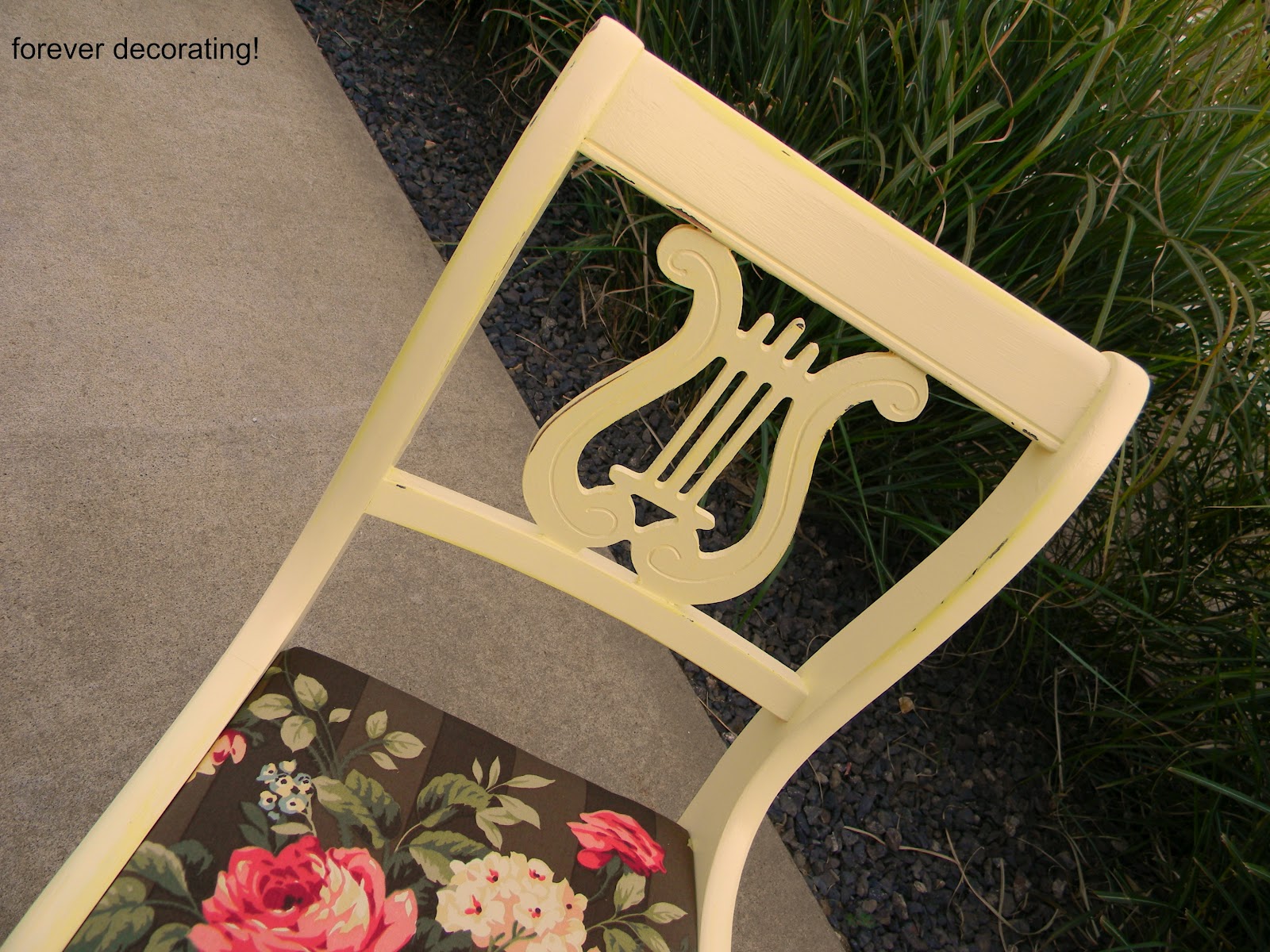 Forever Decorating!: Sweet Yellow Chair