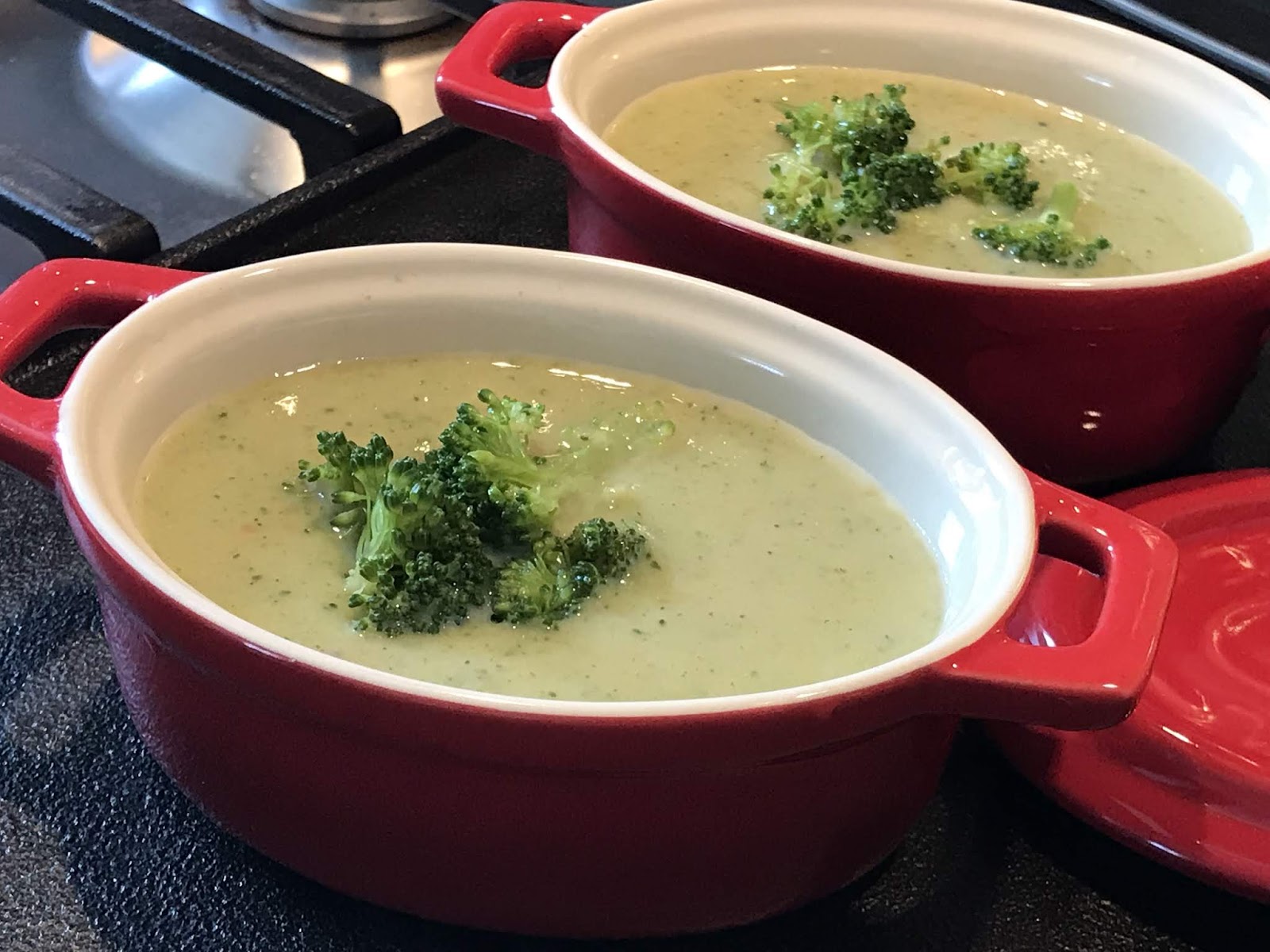 Potage de brocoli et ses légumes