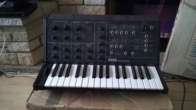 MATRIXSYNTH: KORG MS-10 with Original Box & Patch Sheet Overlays