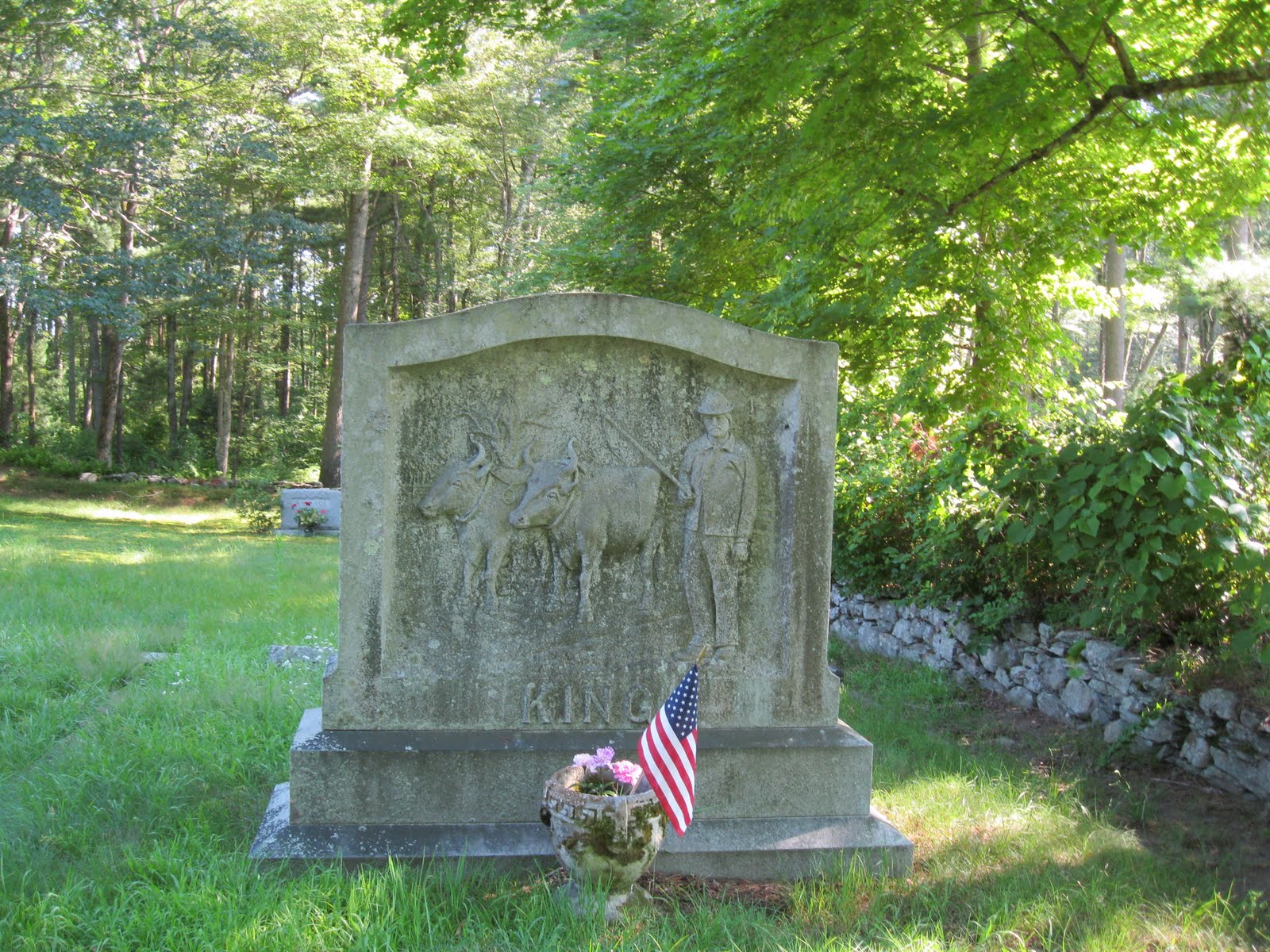 THE OLD COLONY GRAVEYARD RABBIT: HILLSIDE CEMETERY BRIDGEWATER MA