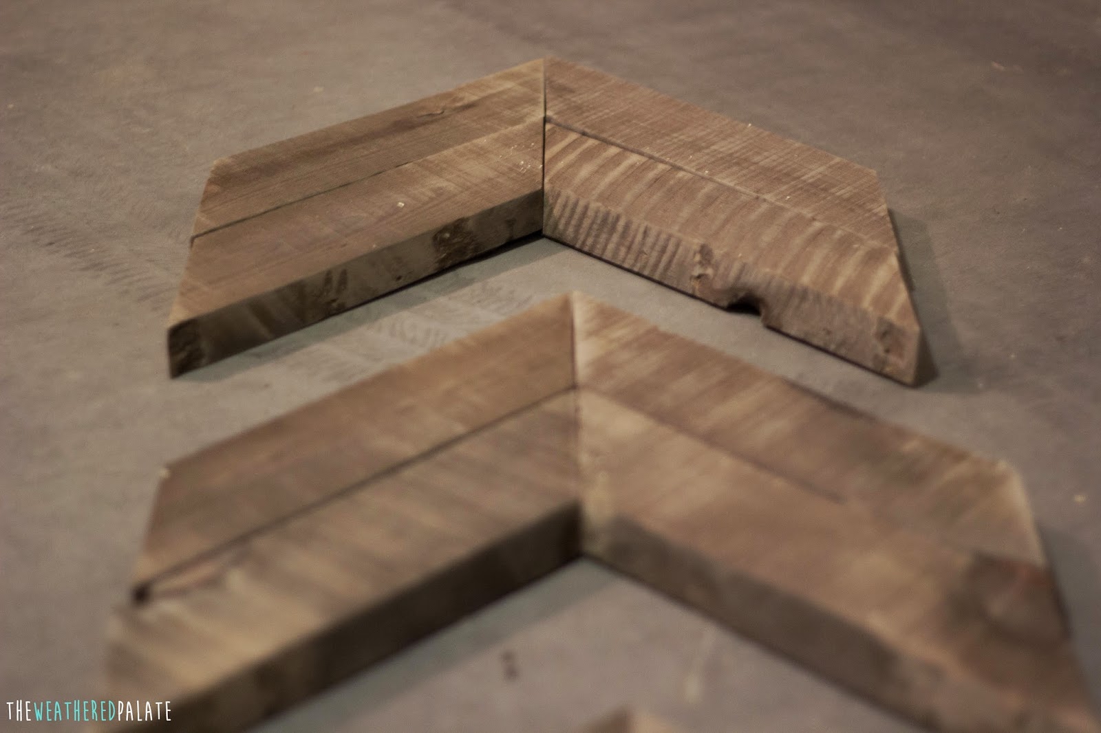 DIY Chevron Wall Art {TUTORIAL} | The Weathered Palate