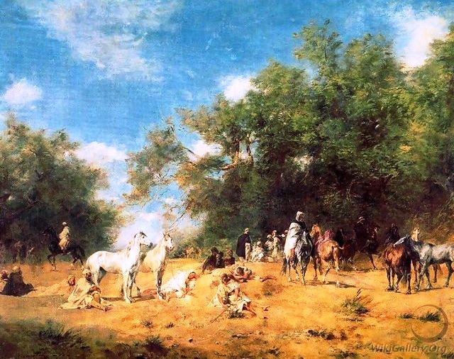 eugene fromentin paintings ~ art project ideas and craft ideas