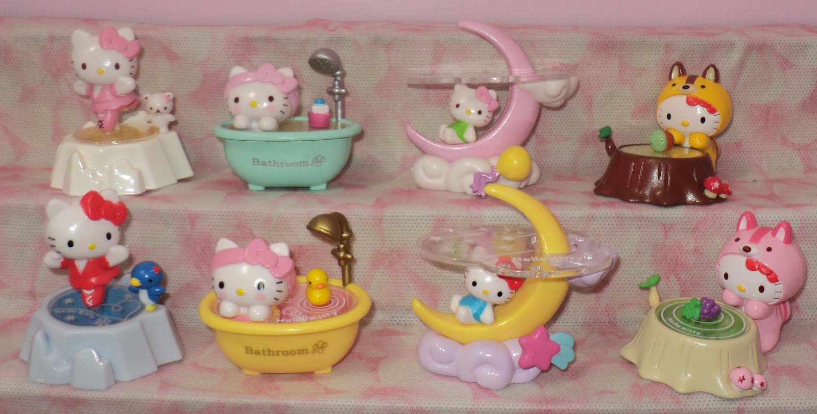 Hello Kitty Bath Set of 8 : Toko Online Hello Kitty Figure | Jual ...