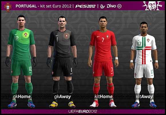 Edit Pes 2012: Kit Portugal EURO 2012