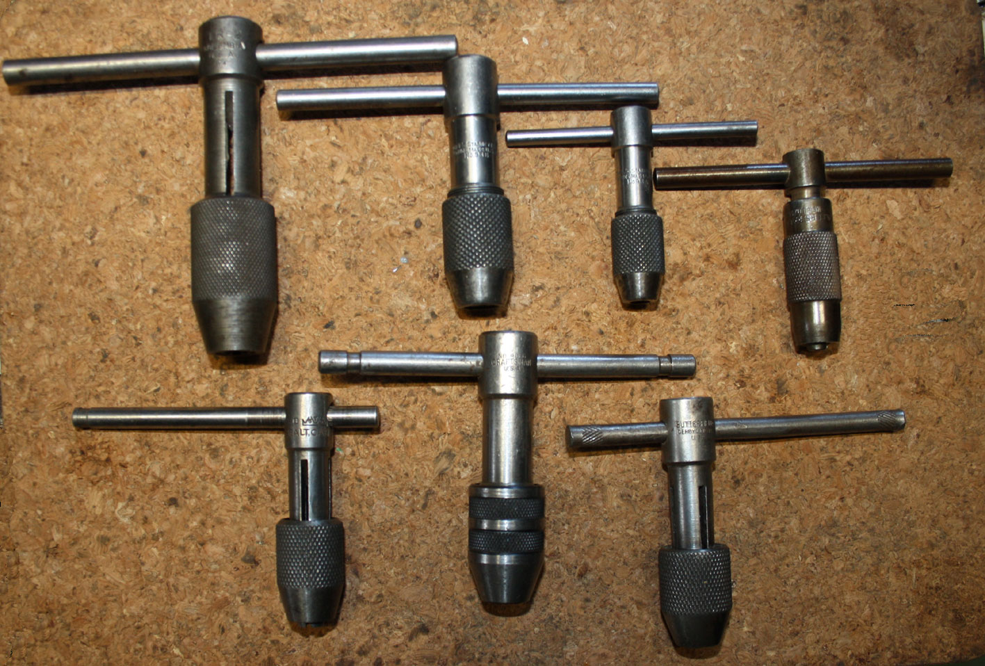 Progress is fine, but it's gone on for too long.: T-handle Tap wrenches