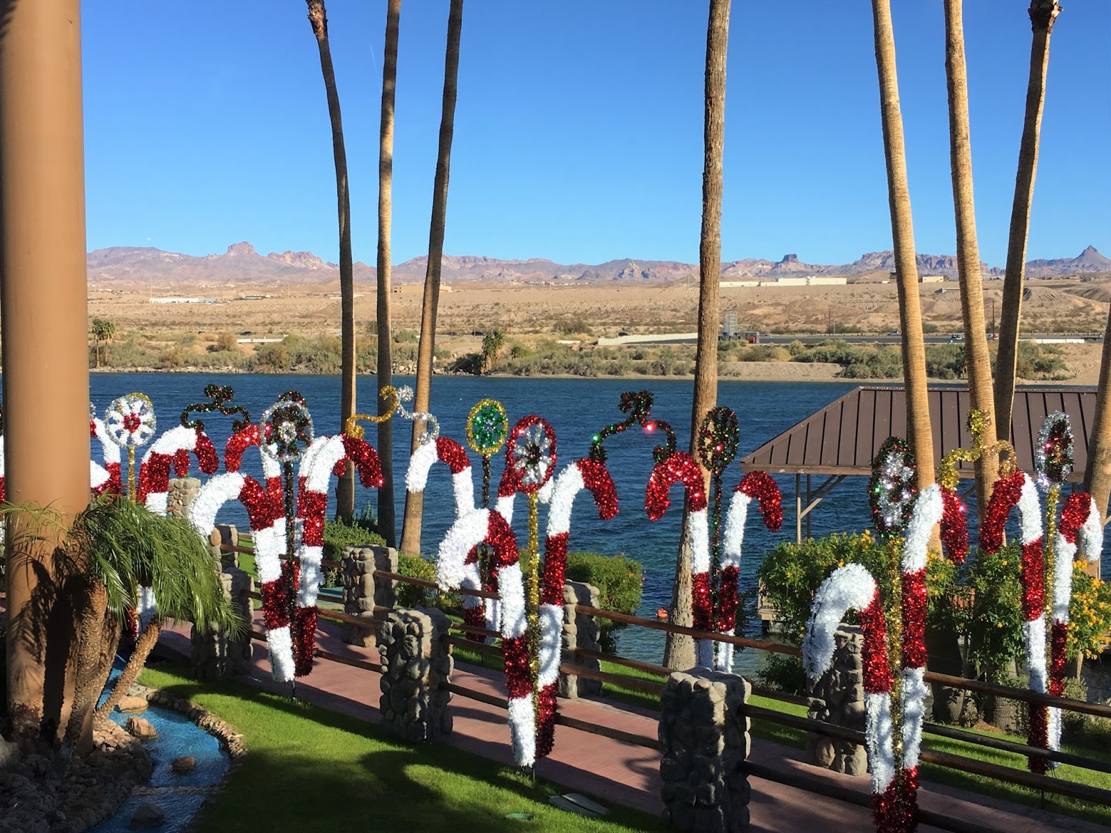 Laughlin Buzz: Candy Cane Lane on the Laughlin, NV Riverwalk