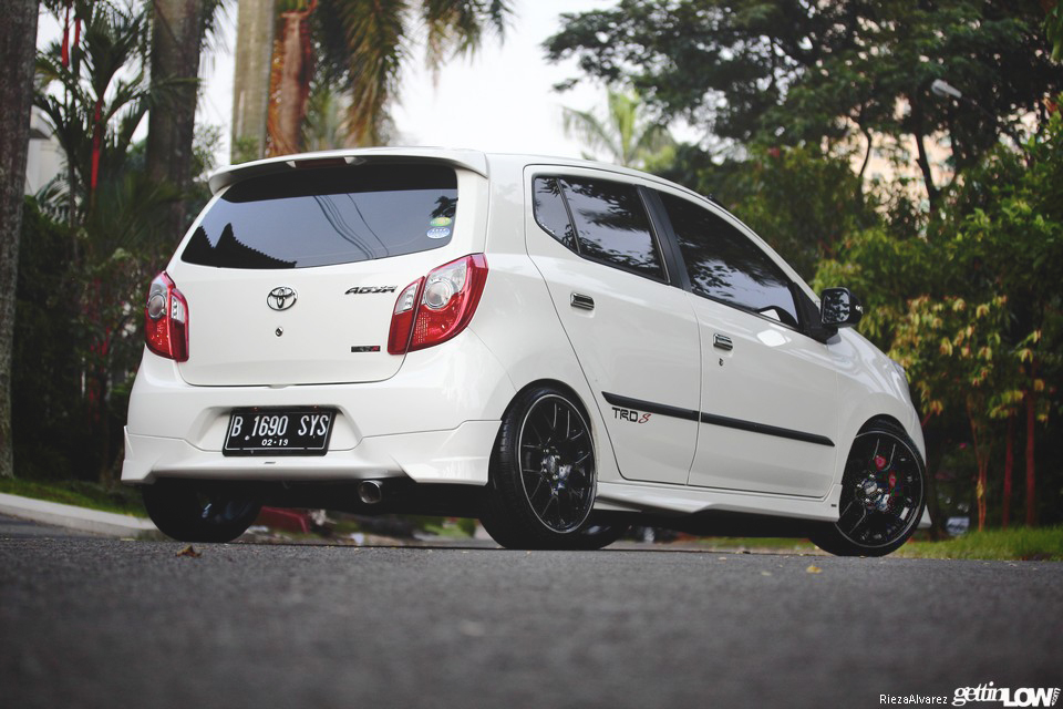 Modifikasi Ayla Putih, Terkini!