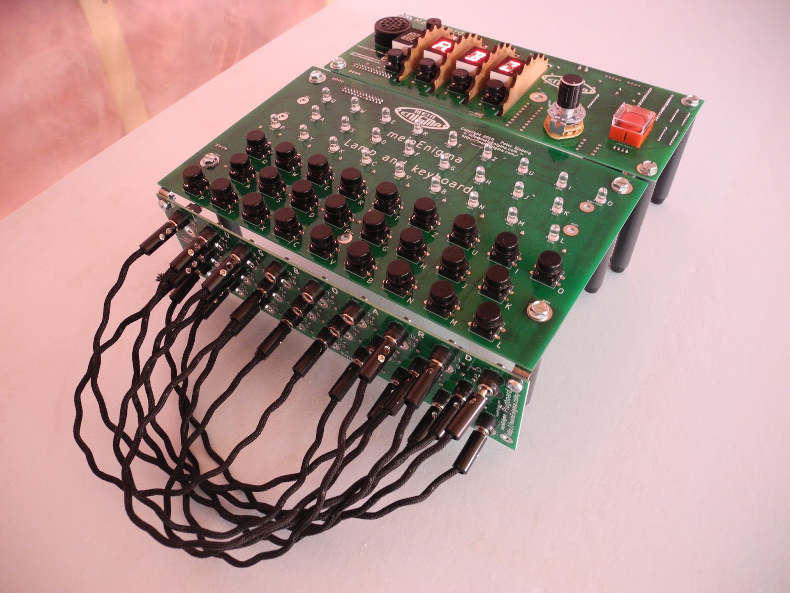 Jeff Tranter's Blog: The MeinEnigma Enigma Machine Kit - Assembly