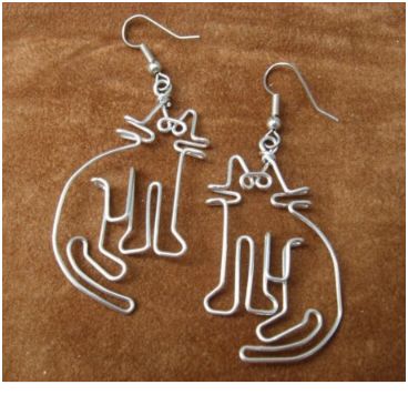 Whimsical Animal Wire Work Jewelry by Chatnoir77 / The Beading Gem