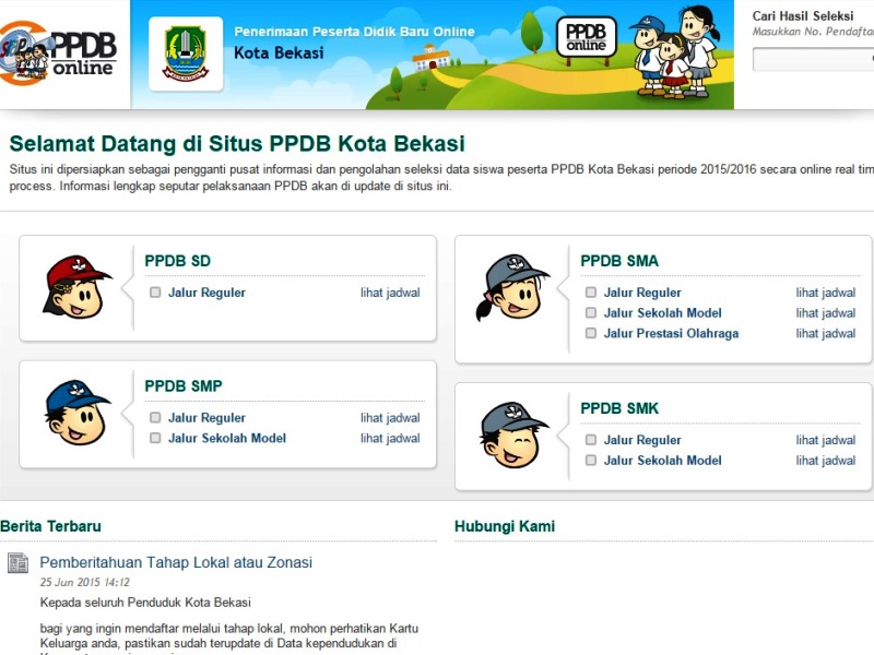 Home Bilqis Haura Consultant: Ini Daya Tampung 49 SMP Negeri di PPDB Online Kota Bekasi 2016