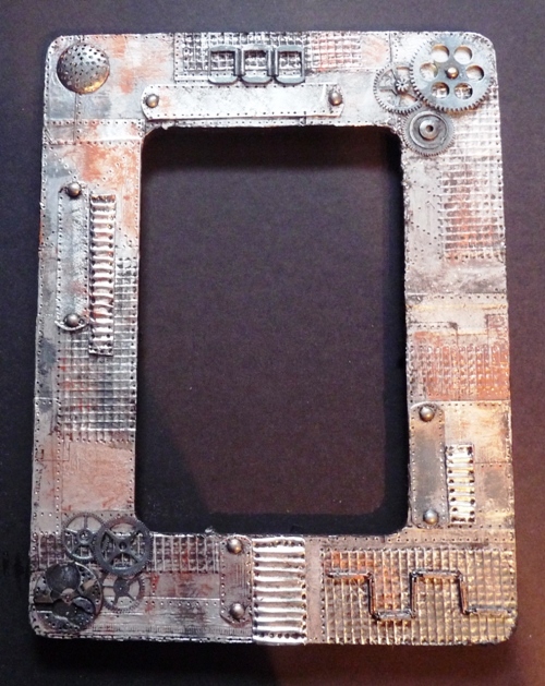 Beyond the Fringe Crafts: Industrial Metal Foil Frame