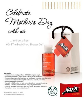 Max's Restaurant's Mother's Day Promo - Philippine Promos, Deals ...