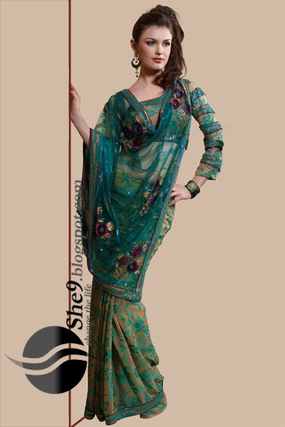 Mademoiselle's Talks: Kain Sari India: Be Trendding with Indian Saree!