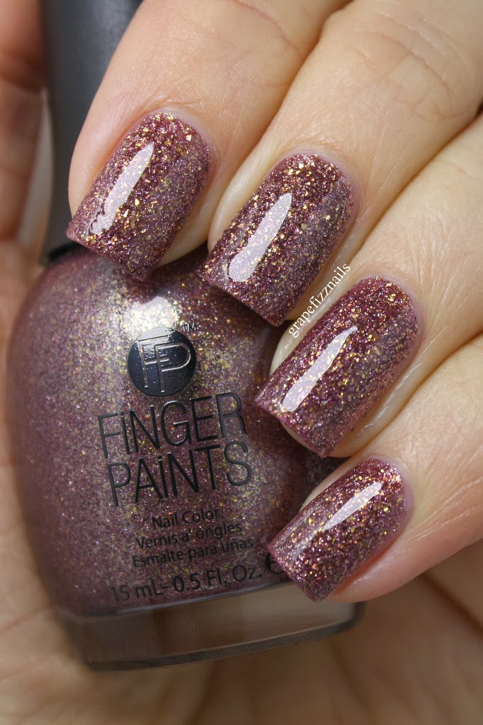 Grape Fizz Nails: Finger Paints Rockin Renaissance