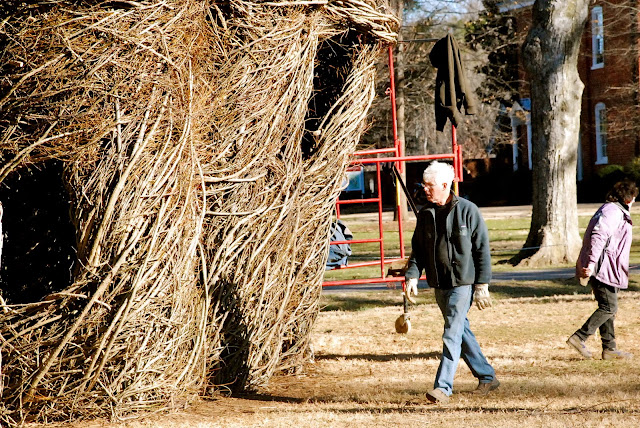 THOUGHT FOR FOOD MEDIA: Patrick Dougherty-Stickworks Artist