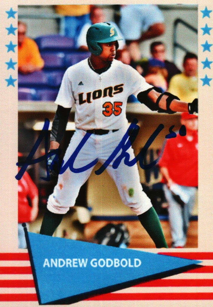 Jackson's Autographs: Andrew Godbold: OPRF Graduate, Dodgers Prospect ...