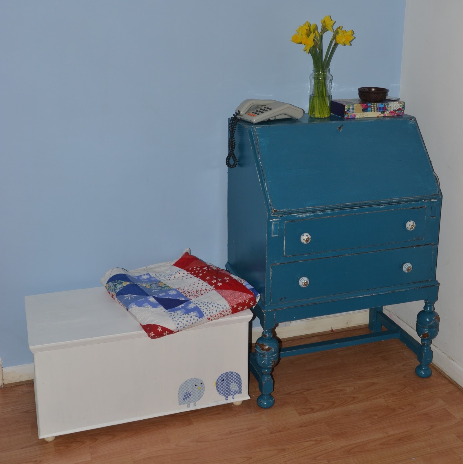 Tadpegs: Upcycle: Blue Bureau