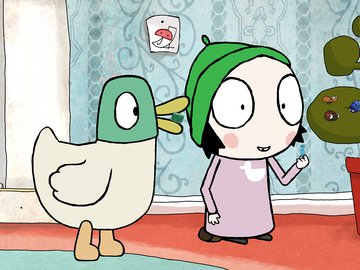 Dona de Casa Feliz: Comida Divertida: Pato do desenho Sarah e o Pato