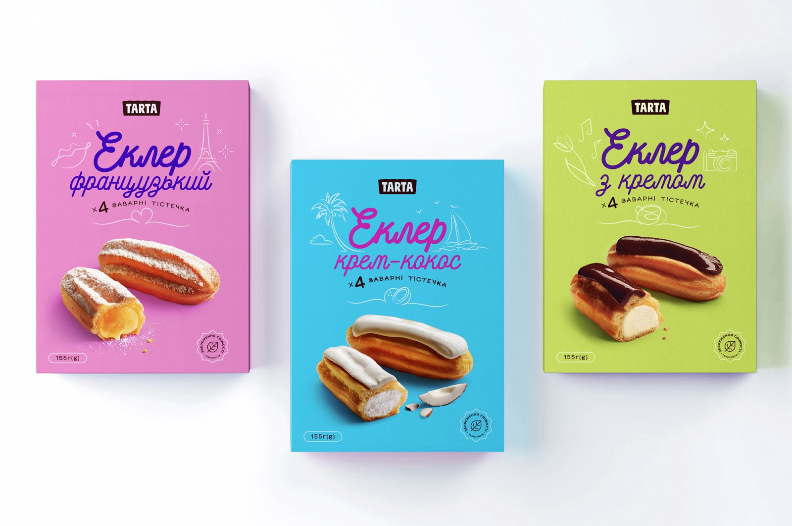 Tarta eclairs – Packaging Of The World