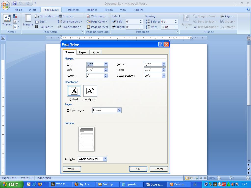 How altering size of measurements inches to centimeters at Microsoft ...