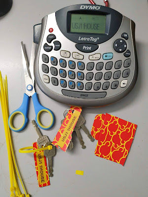 DIY Key Labels using simple instruments