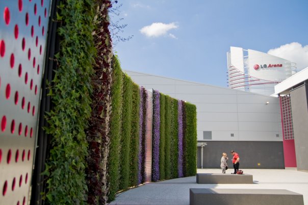 Devoran Metals Ltd: Gabion Feature Wall at the LG Arena