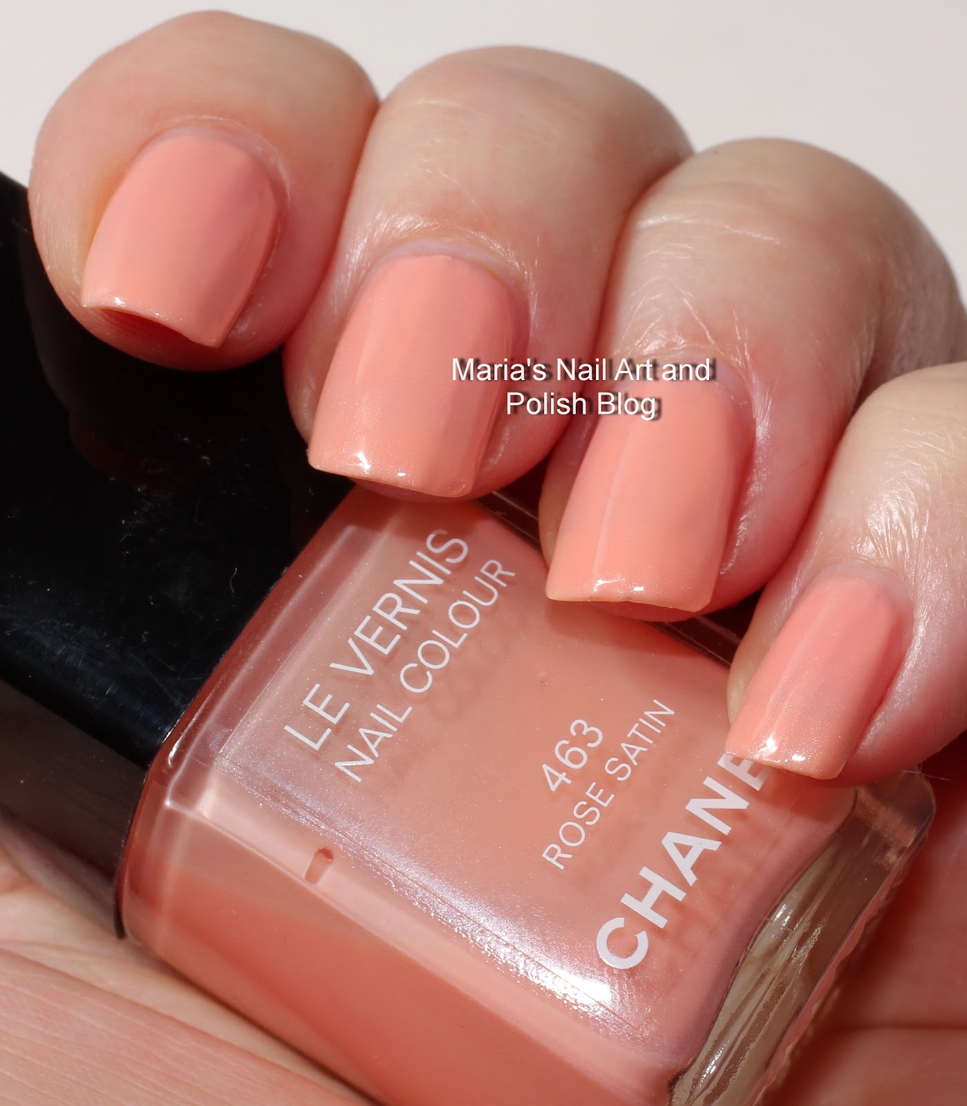 Marias Nail Art and Polish Blog: Chanel Rose Satin 463, Aurora Blues ...