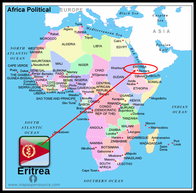 Eritrea Map