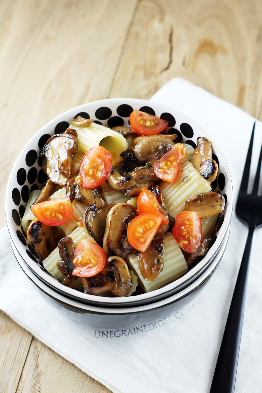 Pâtes aux Champignons Poêlés | Une Graine d'Idée