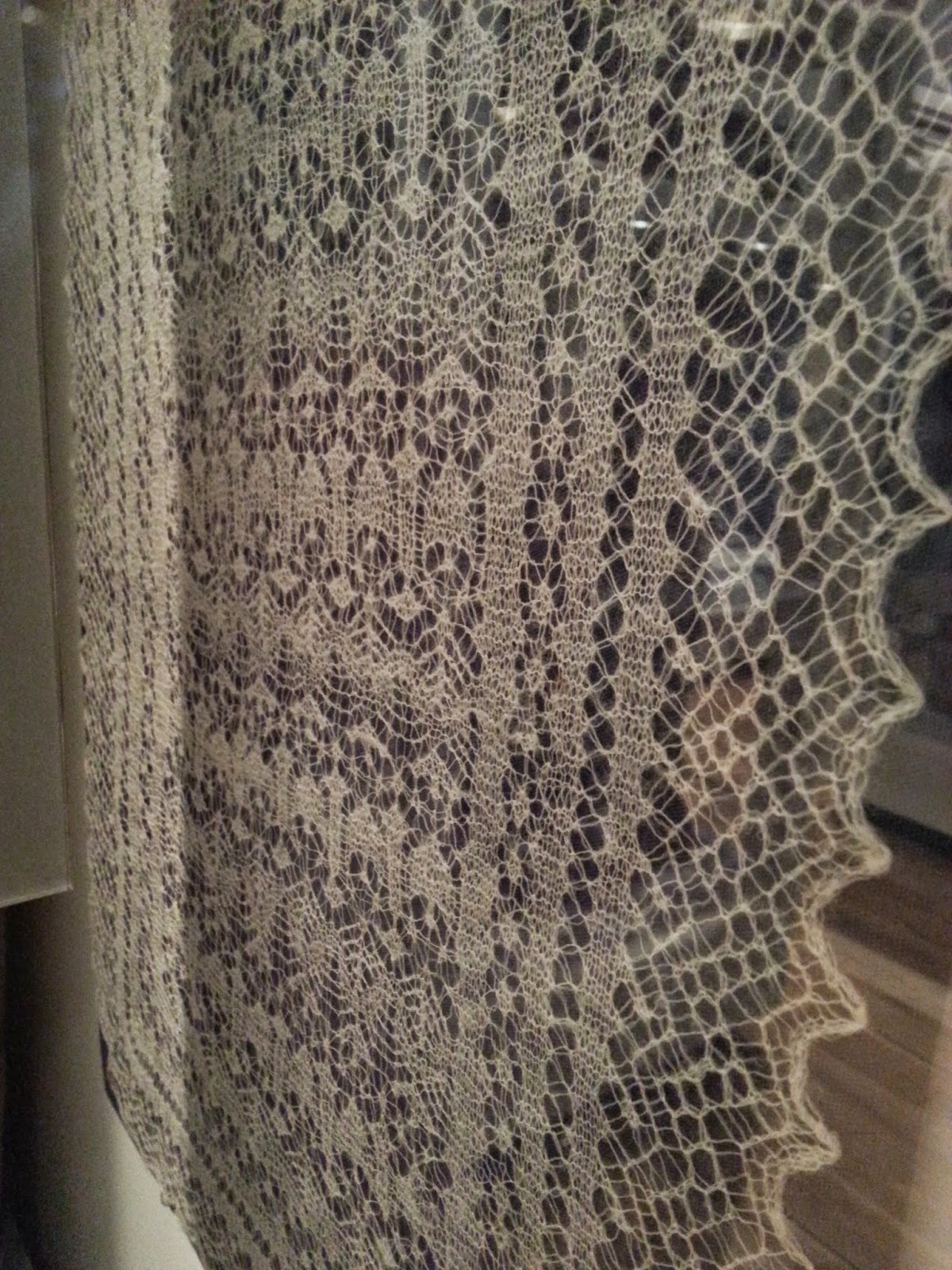 A passion for knitted Lace: Wear your lace...