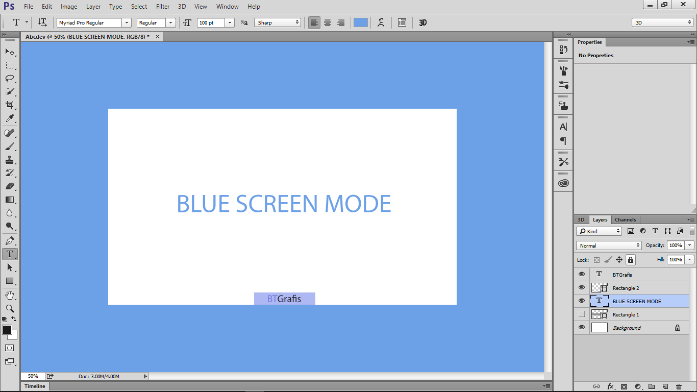 Cara Merubah Tampilan Adobe Photoshop - BTGrafis