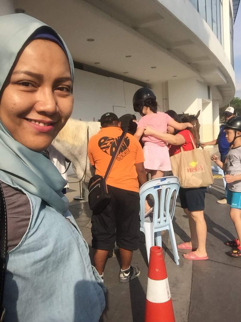 Gamuda Walk Mall Carnival - pony ride, high striker