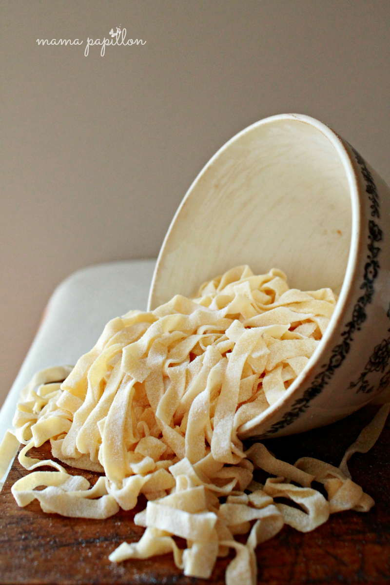 Pasta fresca de huevo - Paso a paso (1º parte) | mama papillon