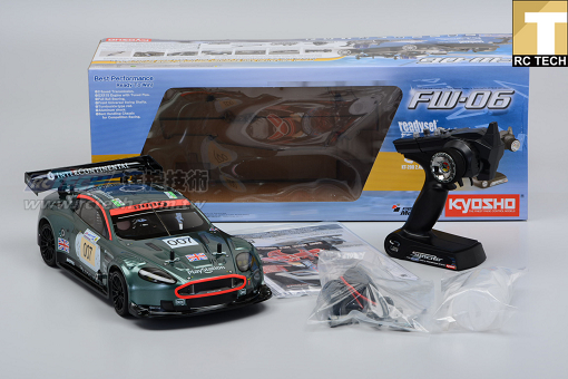 遙控技術雜誌｜RC TECH magazine: KYOSHO FW-06 Aston Martin Racing DBR9 LM 2006開箱