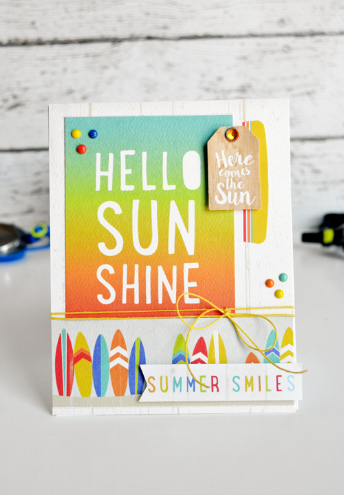 just me...and my little world: summer fun card trio | carta bella paper co.