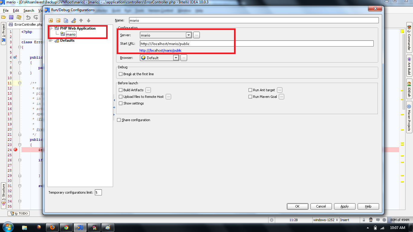 Helpful Tips And Tricks: Debug PHP project with IntelliJ Idea 10 and XDebug